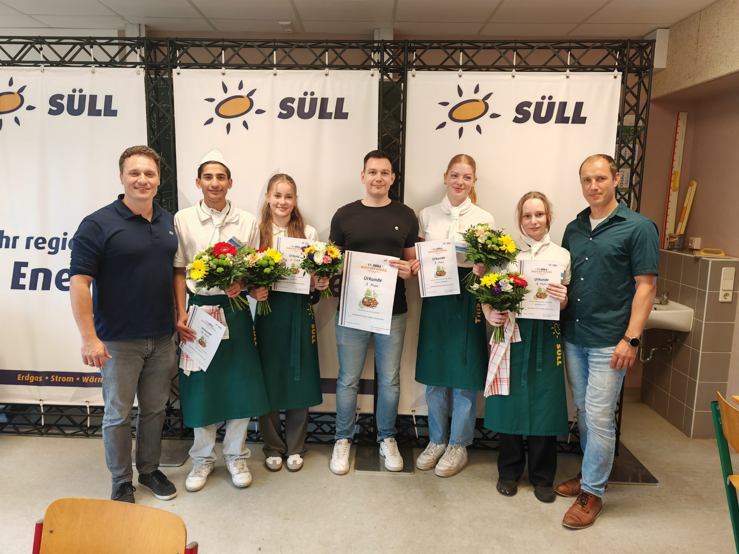 1. Platz beim SÜLL Kochpokal – Spreewald-Schule Lübben